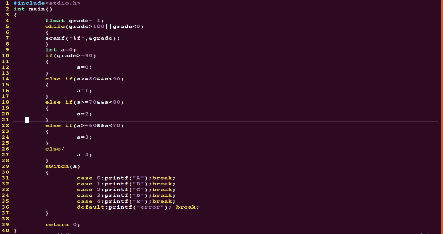 （c语言）c中switch语句的使用_c语言输入字符输出相应的字符串代码switch-CSDN博客
