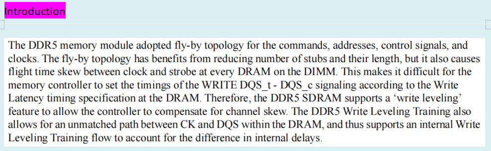 【JESD79-5之】4 DDR5 SDRAM命令描述和操作-21(write leveling training mode)-CSDN博客