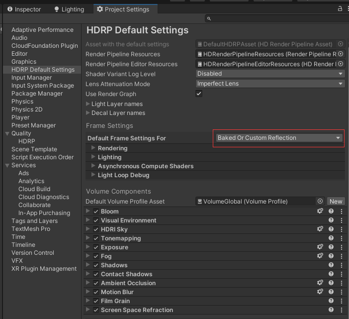 unity HDRP配置 Volume设置_unity volume-CSDN博客