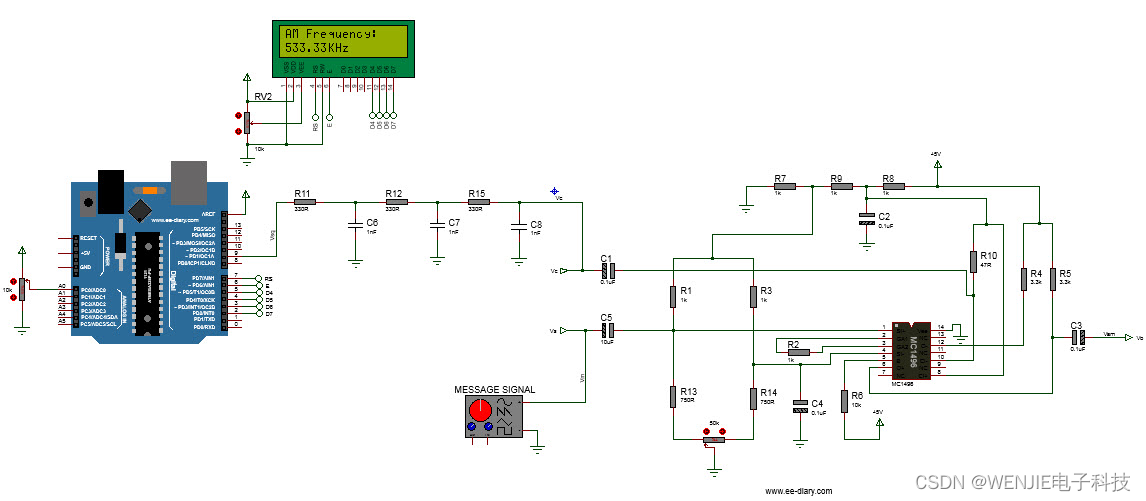 使用 Arduino 的 Am 发射器arduino产生正弦波 Csdn博客