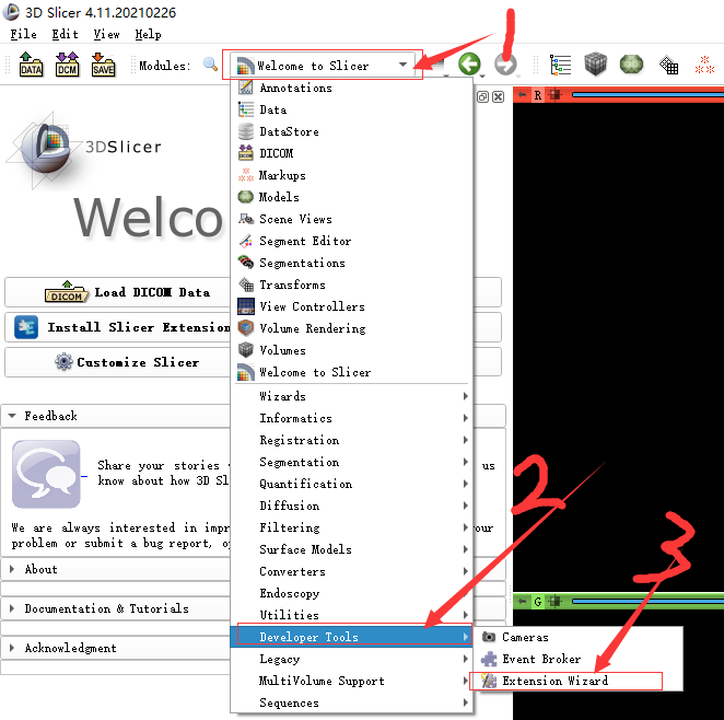 Slicer学习笔记（十七）编写一个python扩展模块_3d slicer自定义扩展-CSDN博客