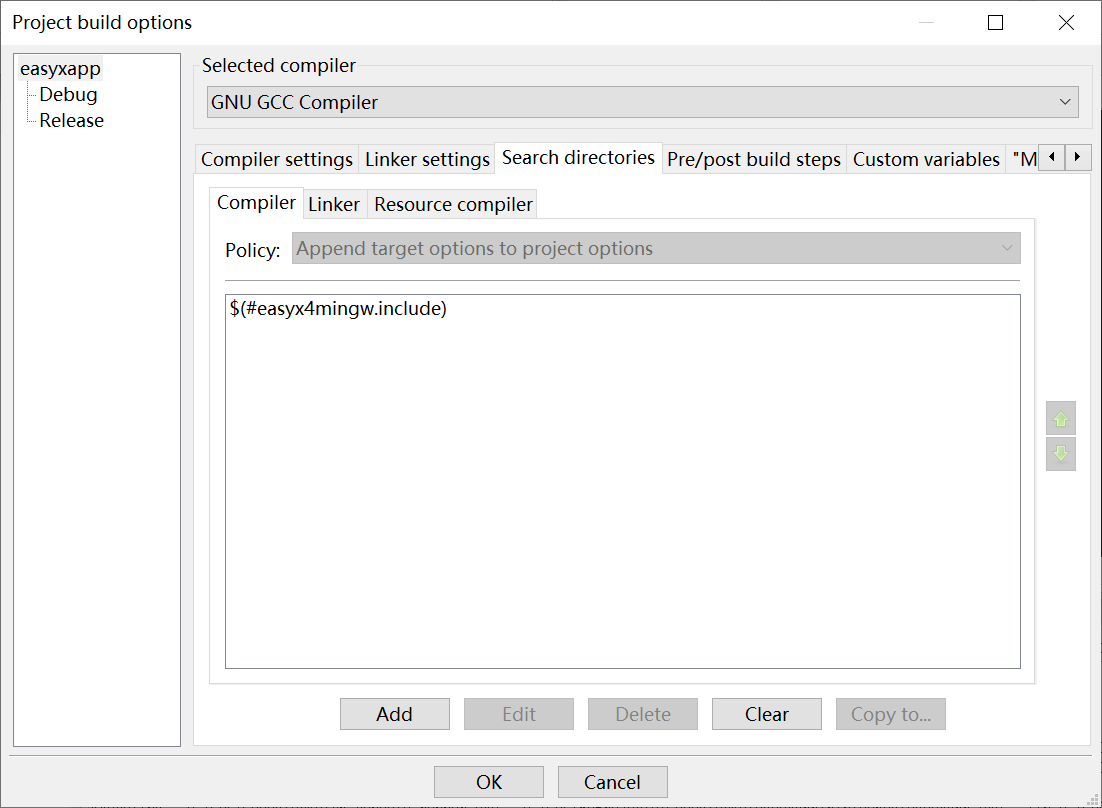 easyX图形库在CodeBlocks 20.03中的配置_codeblocks easyx-CSDN博客