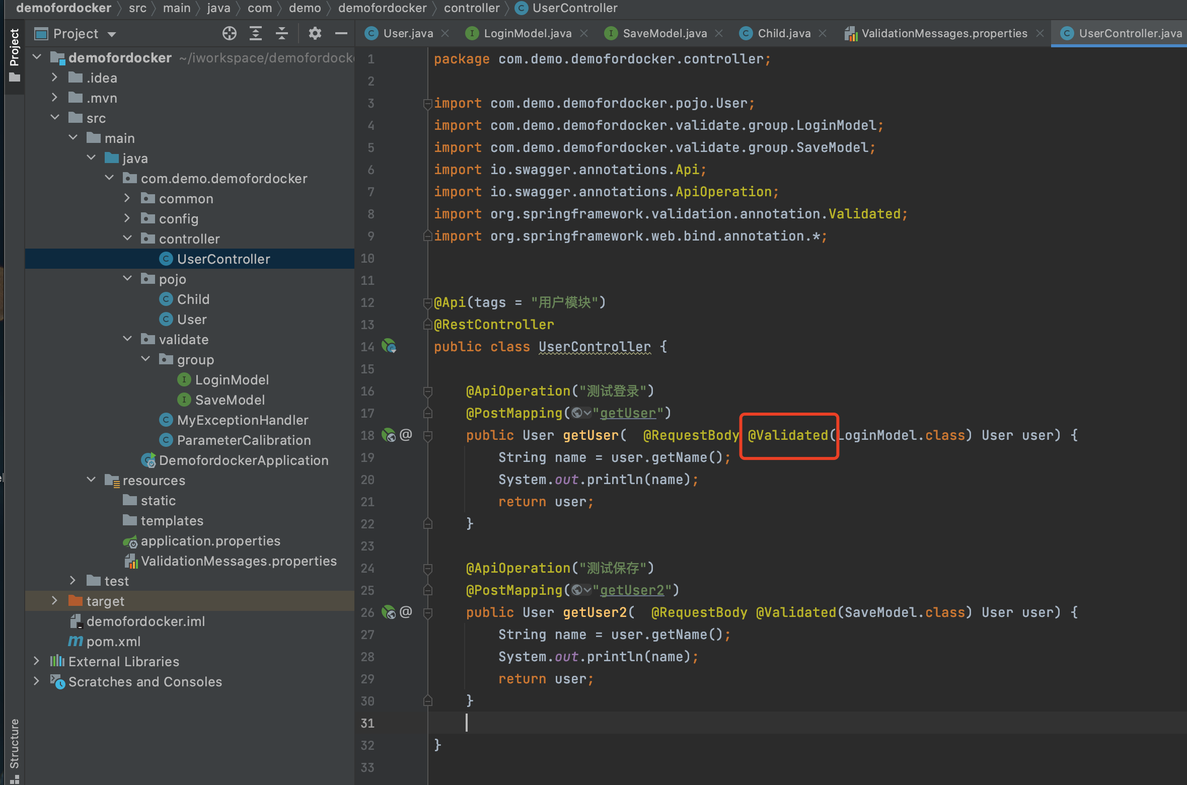 Springboot Validated注解实现参数校验springboot Validated Csdn博客 