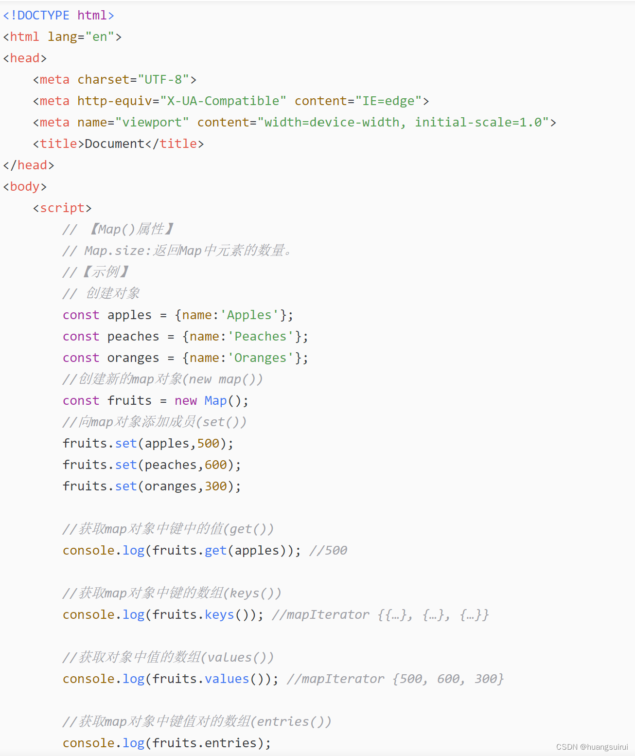 ES6-键值对_es6 对象 key是中文 value 组成一个新的键值name value-CSDN博客