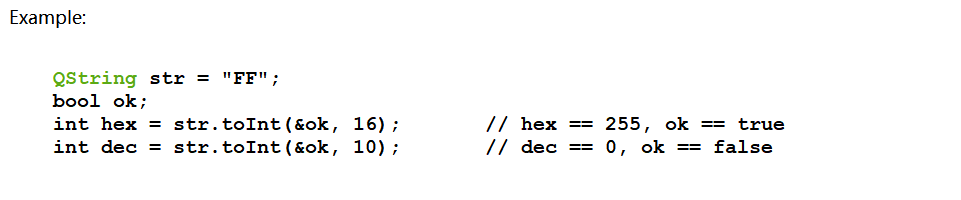 Qt中数字由QString转int整形toInt()带参用法-CSDN博客