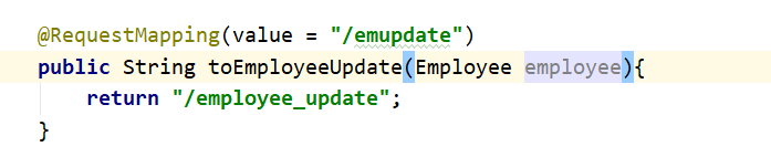 SpringMVC：Neither BindingResult nor plain target object for bean name ‘employee‘ available as ...