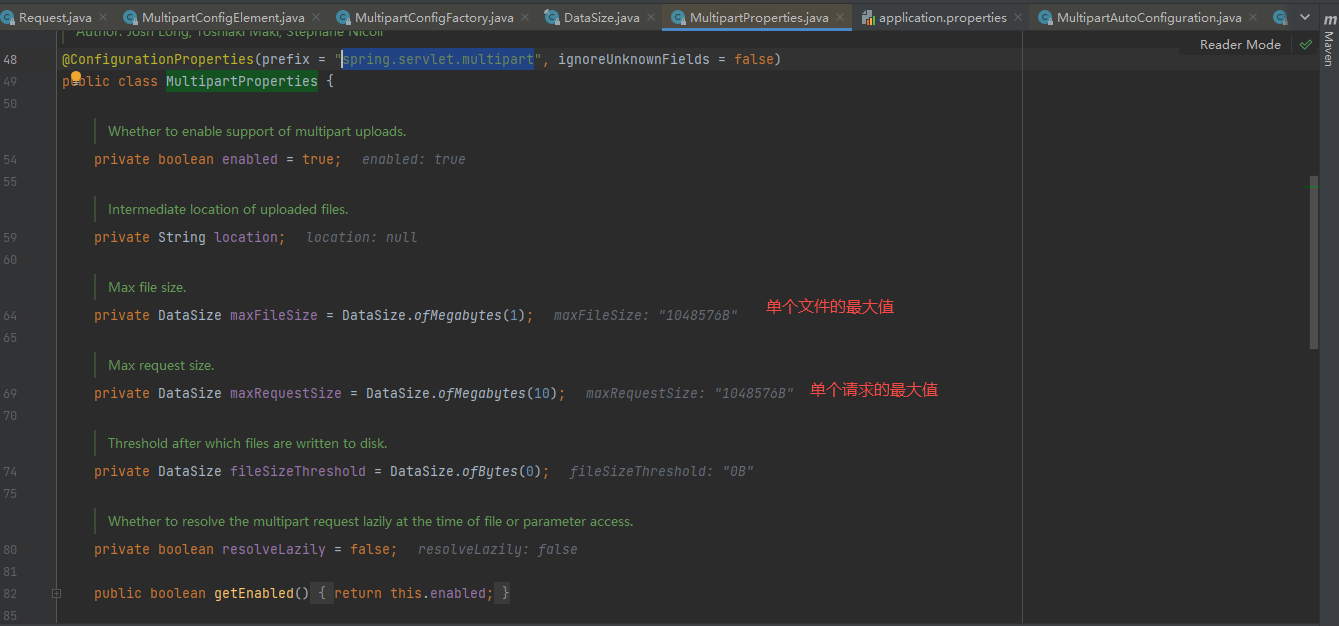 解决报错：the request was rejected because its size (7931717) exceeds the configured maximum (1048576 ...