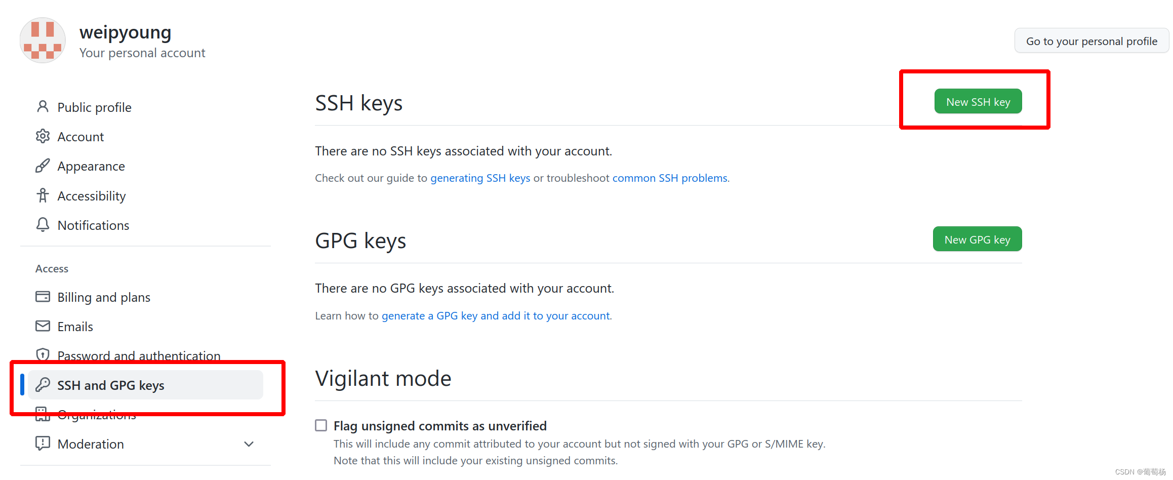 【软件使用02】ubuntu电脑同时配置两个github账户_ubuntu 下git多用户配置-CSDN博客