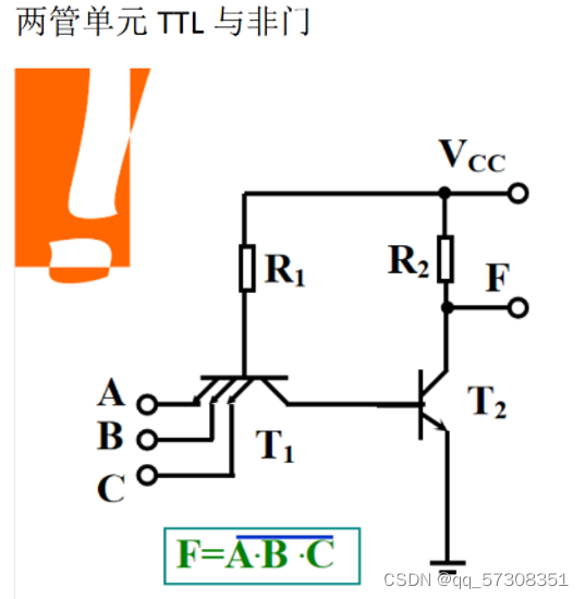 两管单元至六管单元的TTL电路分析--hebut版_6管ttl的缺点-CSDN博客