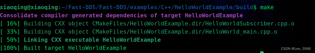 【FastDDS学习笔记】HelloWorld示例程序编译和运行_fastdds helloword-CSDN博客