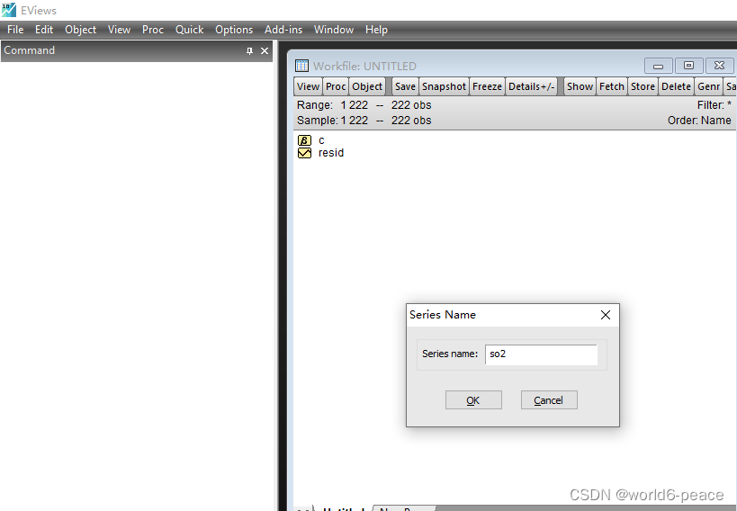 利用Eviews进行格兰杰因果检验_eviews格兰杰因果检验-CSDN博客