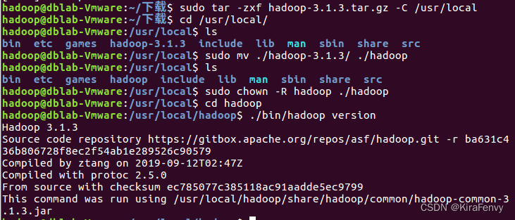 Ubuntu下的Java和Hadoop安装及配置伪分布式教程_ubuntu搭建hadoop伪分布运行jar报错-CSDN博客