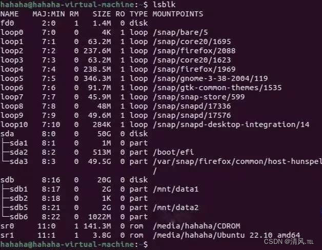 Linux磁盘分区与挂载_通过fdisk的交互模式创建分区。分区方案如下图。其中sdb1和sdb2为主分区,sdb5和sd-CSDN博客