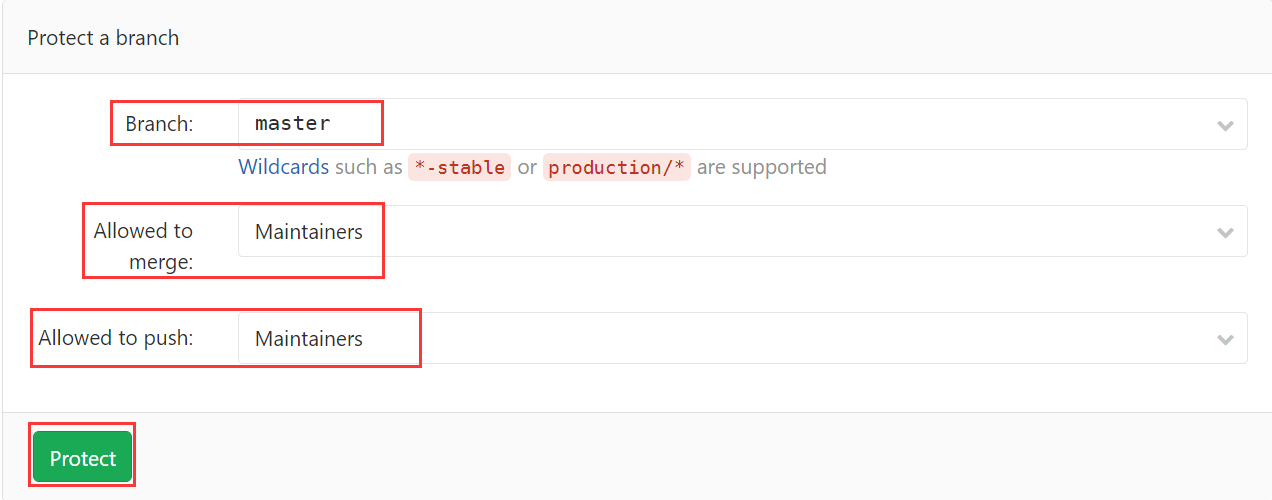 GitLab设置及取消保护分支_gitlab取消分支保护-CSDN博客
