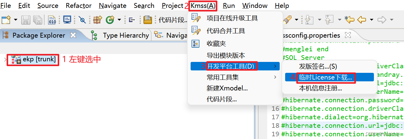 EKP后端/工具/Eclipse - ekp环境配置及启动(public)_ekp开发环境-CSDN博客