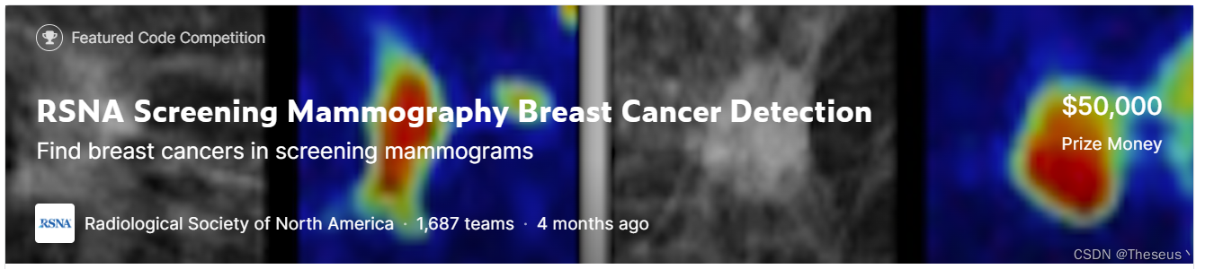 kaggle竞赛RSNA Screening Mammography Breast Cancer Detection_dicomsdl-CSDN博客