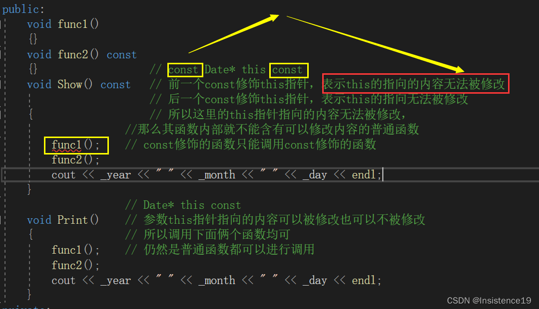 Const 在类中的使用类函数 Const Csdn博客