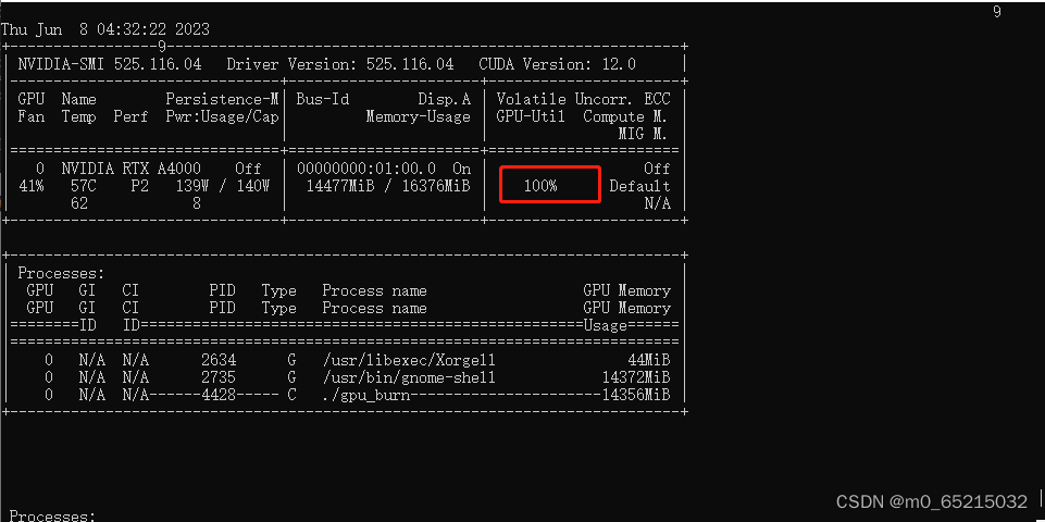 centos8.5.2111安装显卡驱动及压力测试、安装CUDA、测试软件gpu_burn_gpuburn-CSDN博客