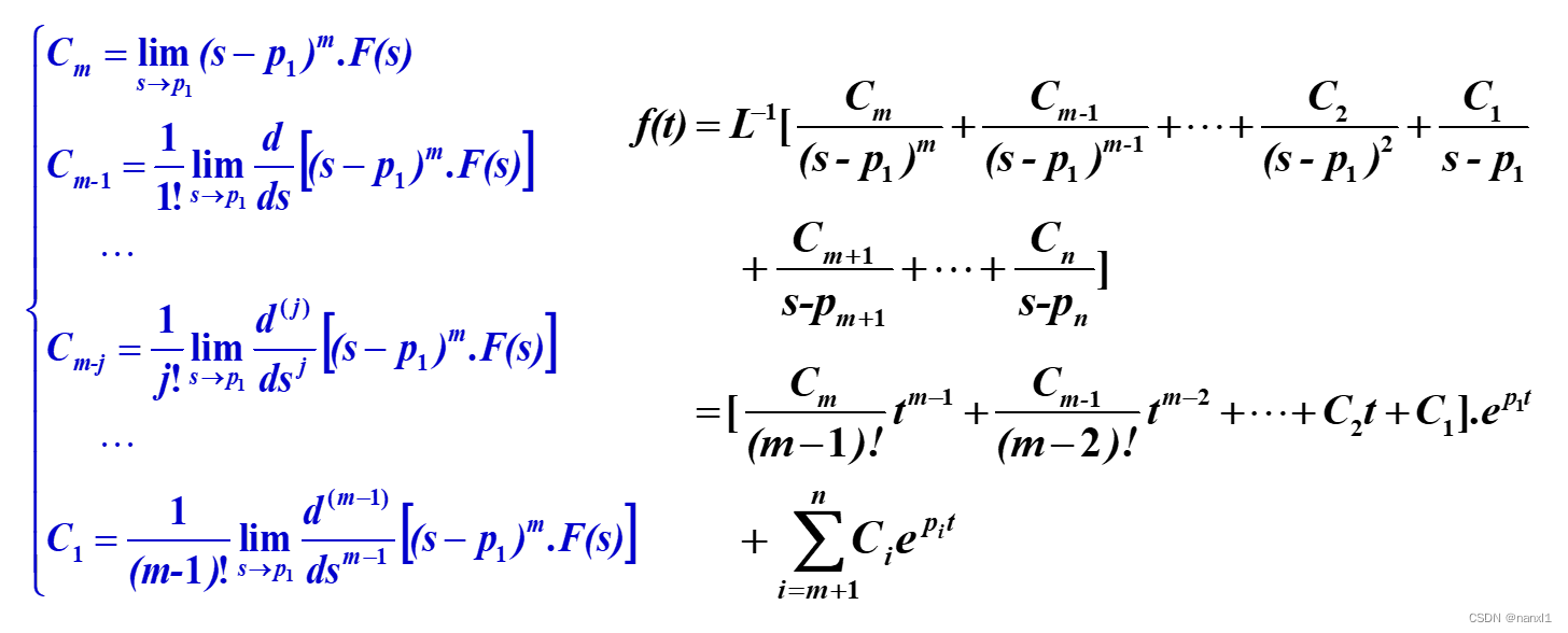 03_拉氏反变换&&传递函数-CSDN博客