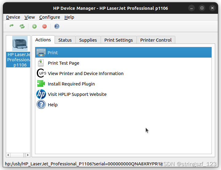Linux(Debian系)图形化安装惠普HP打印机驱动-亲测有效！新手友好_hplip_stringszf_123的博客-CSDN博客