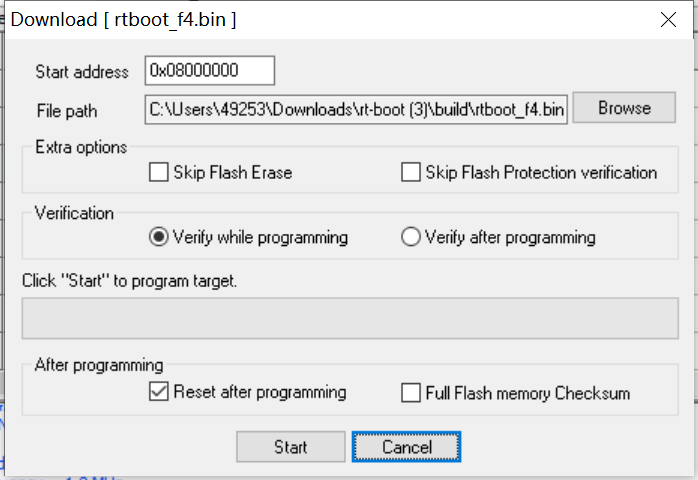 rtthread 通用Bootloader+stm32f407+rtstudio的OTA升级_rt-thread bootloader 升级方式-CSDN博客