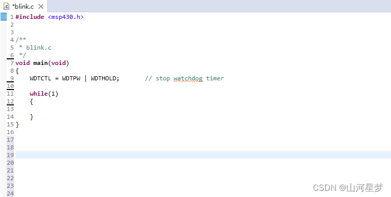 MSP430F5529——点亮LED灯_ccs的msp430ff5529-CSDN博客
