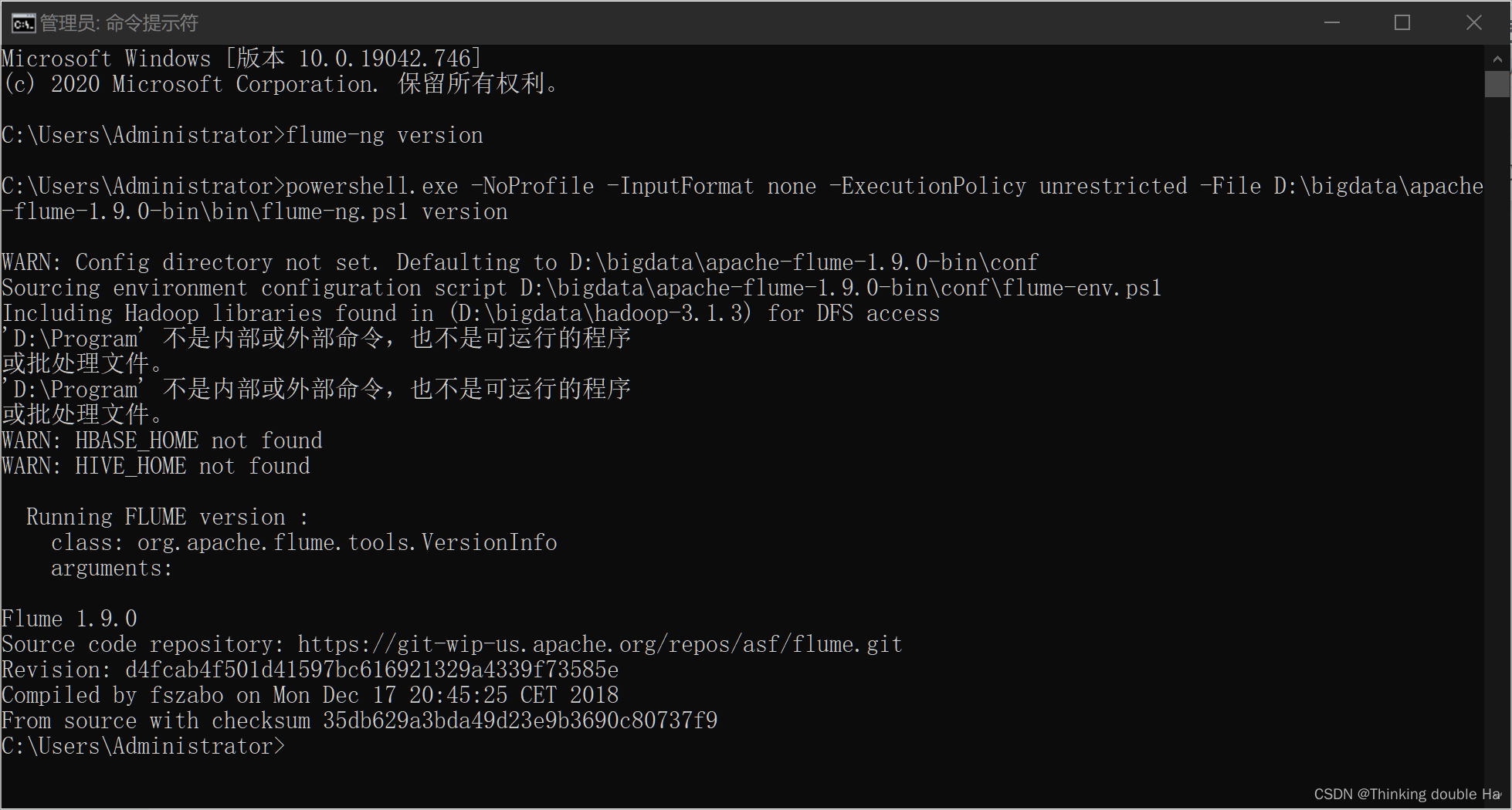 处理 -File“D:\Program”失败,因为该文件不具有 ‘.ps1‘ 扩展名。请指定一个有效..._处理-file install失败,因为该文件不具有.ps1扩展名-CSDN博客