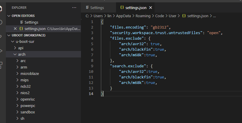 VSCode中屏蔽文件files.exclude和屏蔽文件搜索search.exclude-CSDN博客