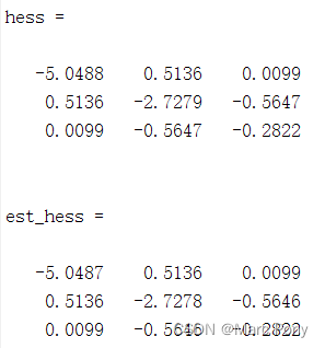 已知函数表达式，估计海塞矩阵(Hessian Matrix)_hessian表达式-CSDN博客