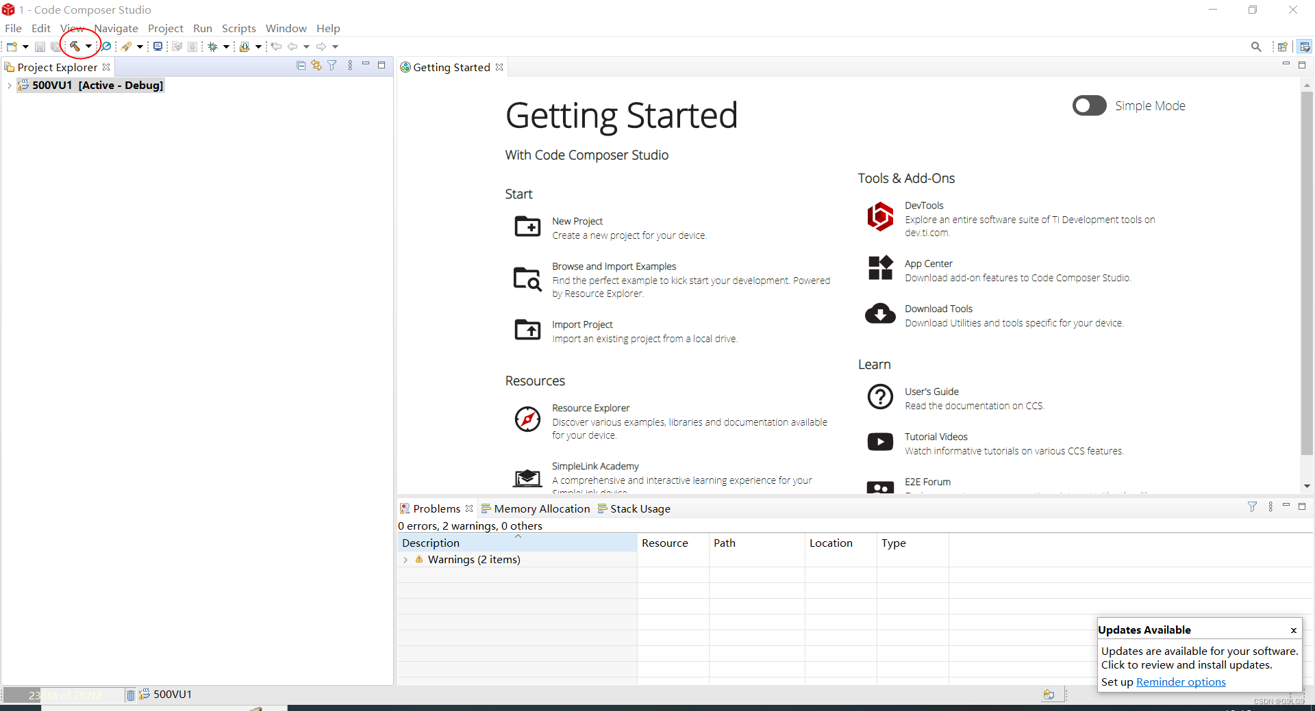 CCS10 编译报错：gamke*** No rule to make target ‘ /SOURCE/500VU1_cal.obj‘, needed by ‘all‘._ccs编译报错 ...
