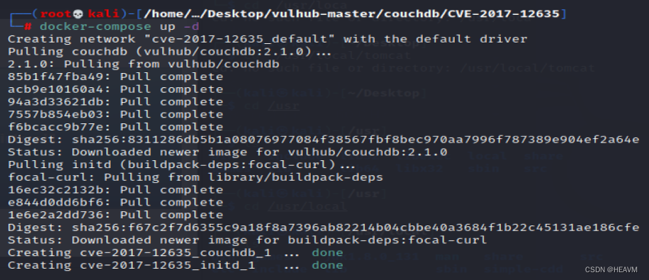 1.Couchdb 垂直权限绕过漏洞（CVE-2017-12635）复现_couchdb 命令执行 (cve-2017-12636)-CSDN博客