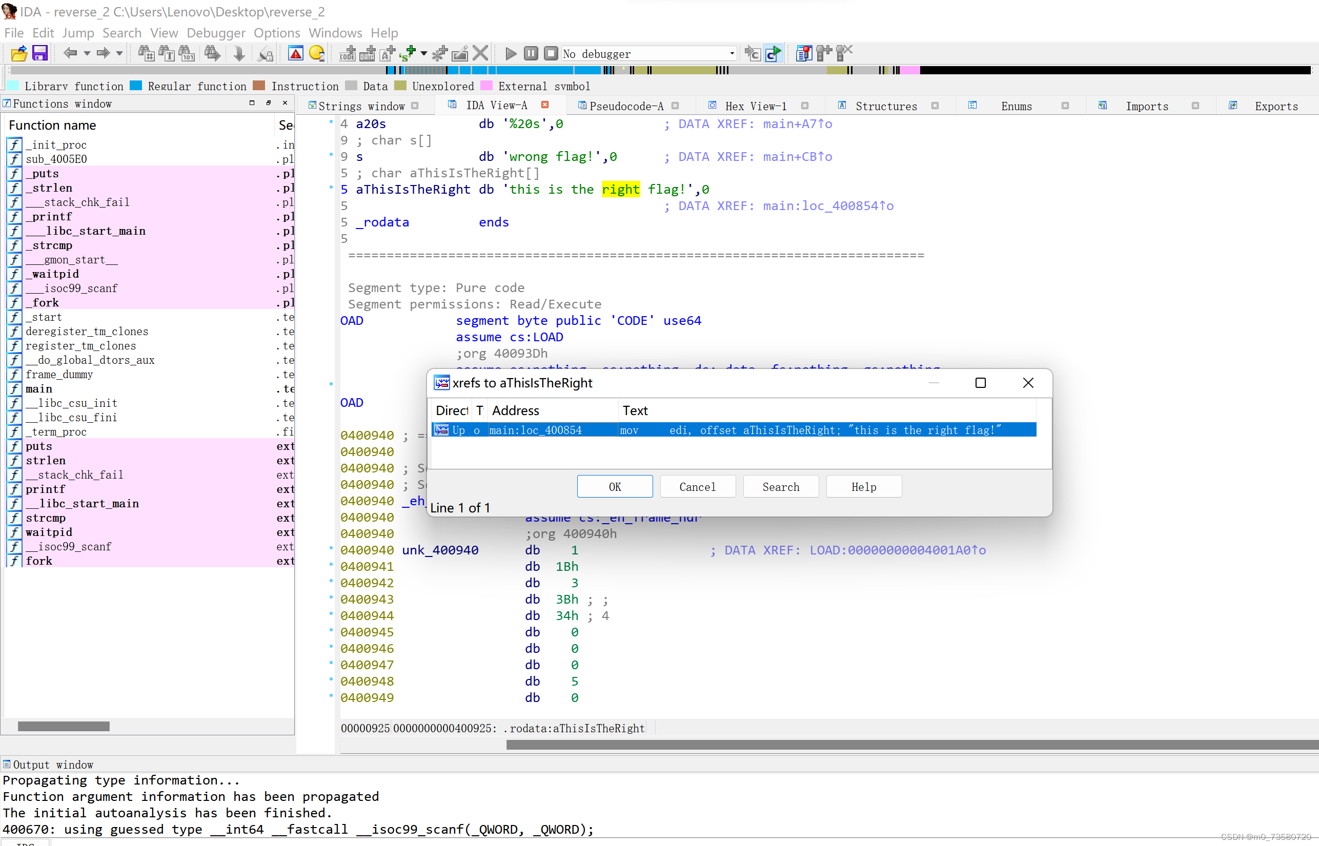 buuctf reverse2 wp-CSDN博客