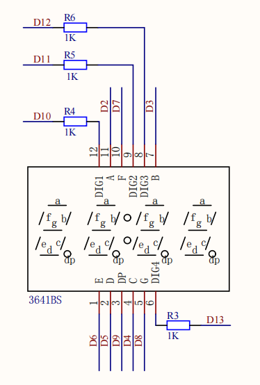 Arduino程序设计（七）数码管实验_5161bs数码管引脚图-CSDN博客