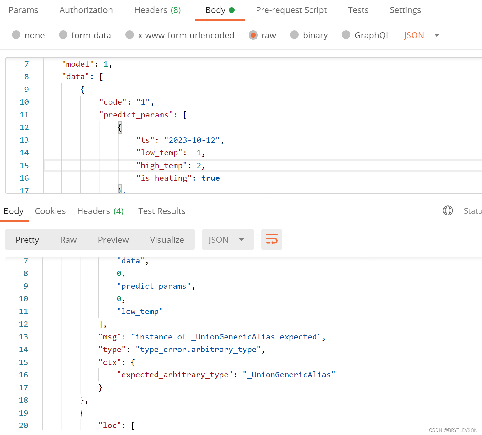 Fastapi报错runtimeerror No Validator Found For ＜class ‘typing