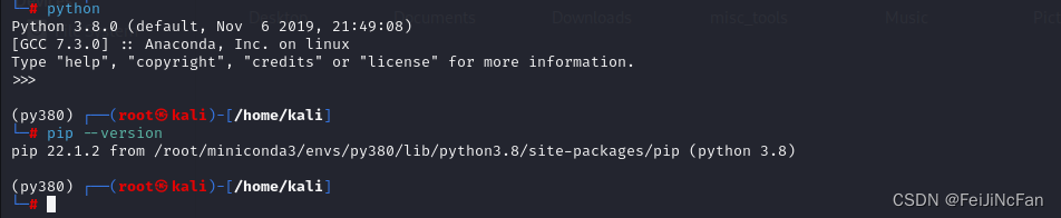 使用miniconda管理python版本_miniconda版本-CSDN博客
