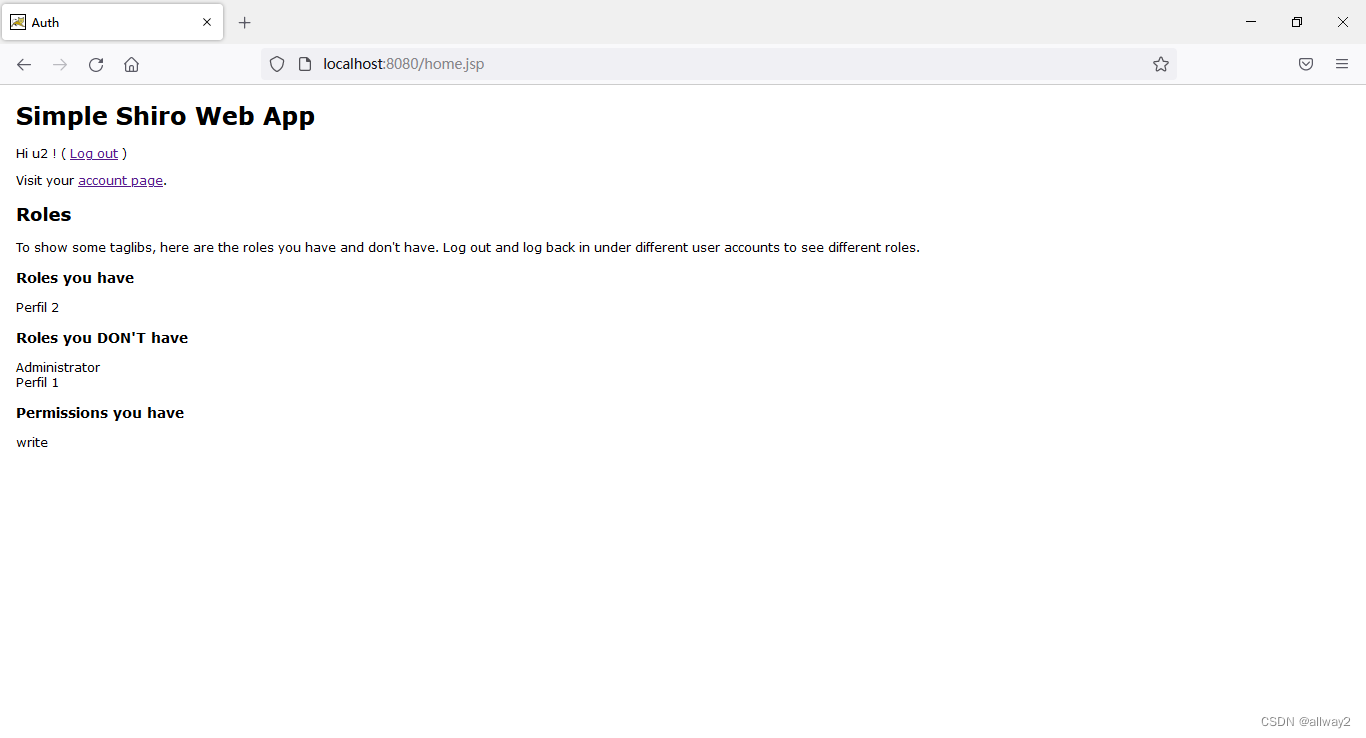 Apache shiro MySQL实现 JSP RBAC_简述shiro的rbac结合jdbcrealm的jsp用法-CSDN博客
