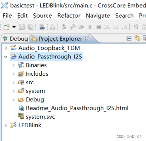 手把手教你使用ADSP-21565（四）CCES的例程详解_adi21565 can-CSDN博客