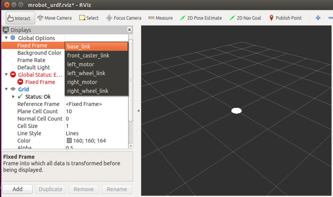 ROS基础创建urdf模型但在rviz中显示不出模型的一种解决办法_rviz无法显示urdf文件模型-CSDN博客