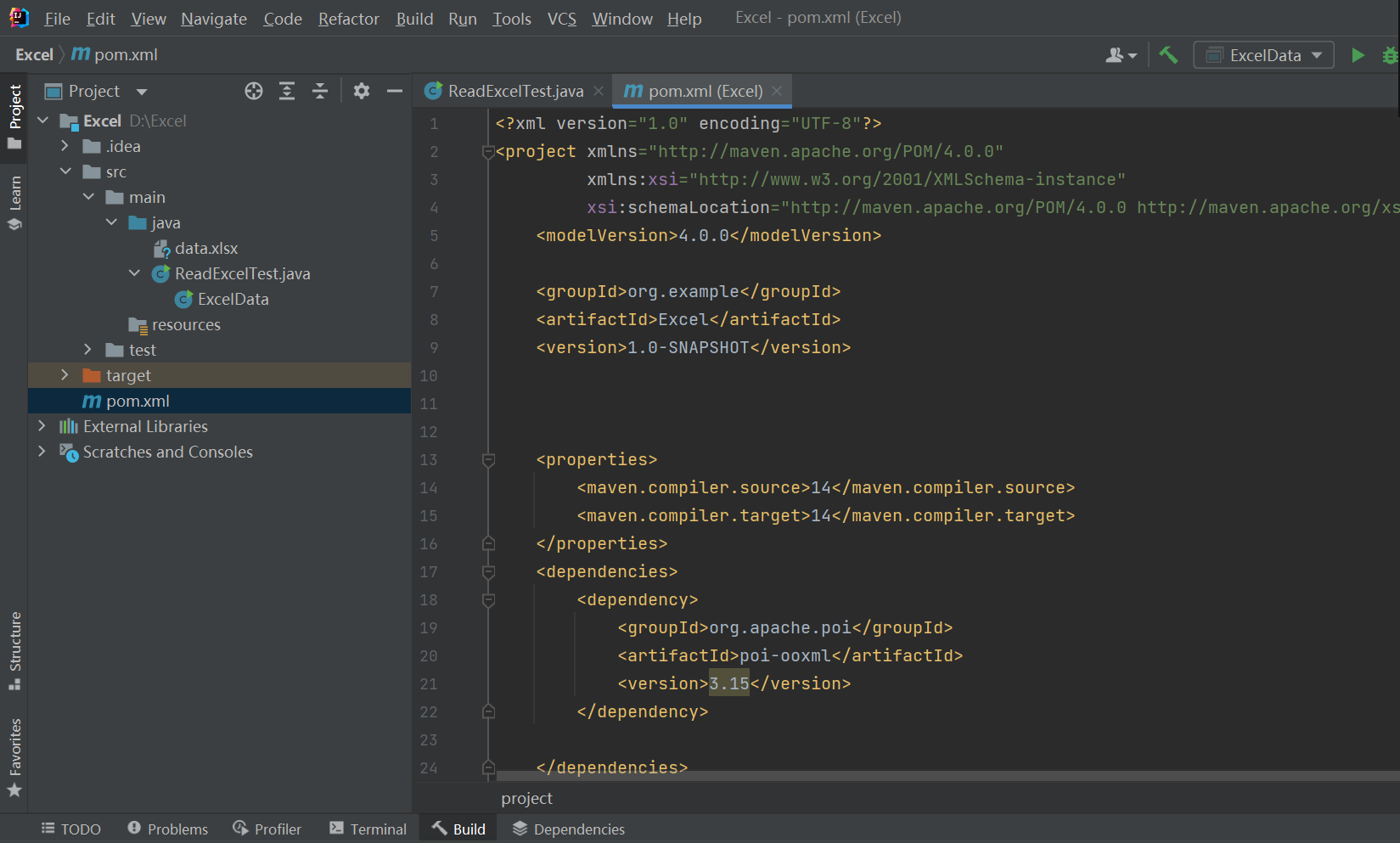 IntelliJ IDEA 安装maven并使用poi读写excel_poi-ooxml maven-CSDN博客