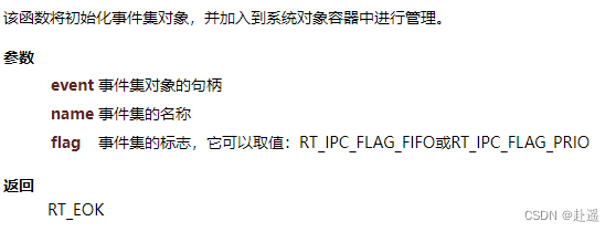 Rt Thread学习笔记八——线程间通讯（事件）rt Thread 学习笔记 Csdn Csdn博客