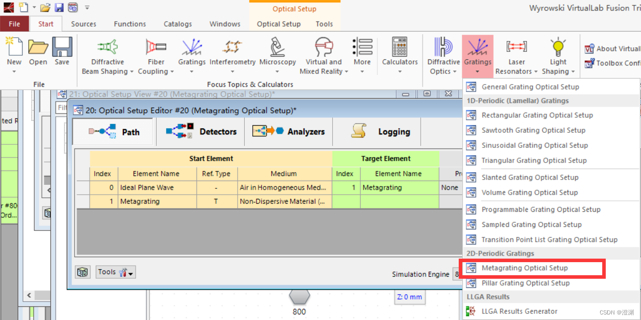 VirtualLab专题实验教程-4.基于超表面的闪耀光栅_闪耀光栅实验-CSDN博客