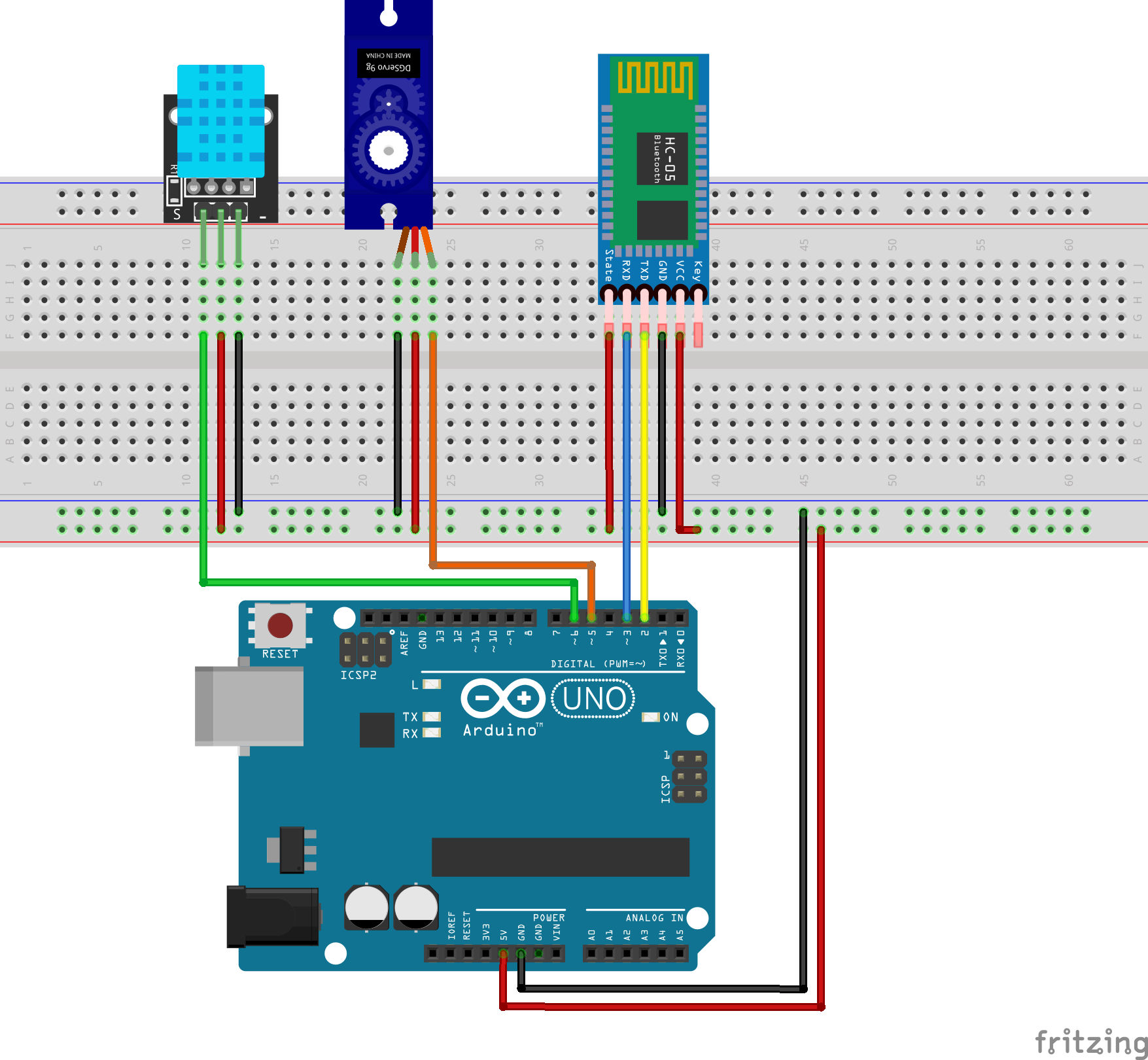Fritzing软件绘制Arduino面包板接线图传感器模块库文件017_温度报警fritzing面包板-CSDN博客