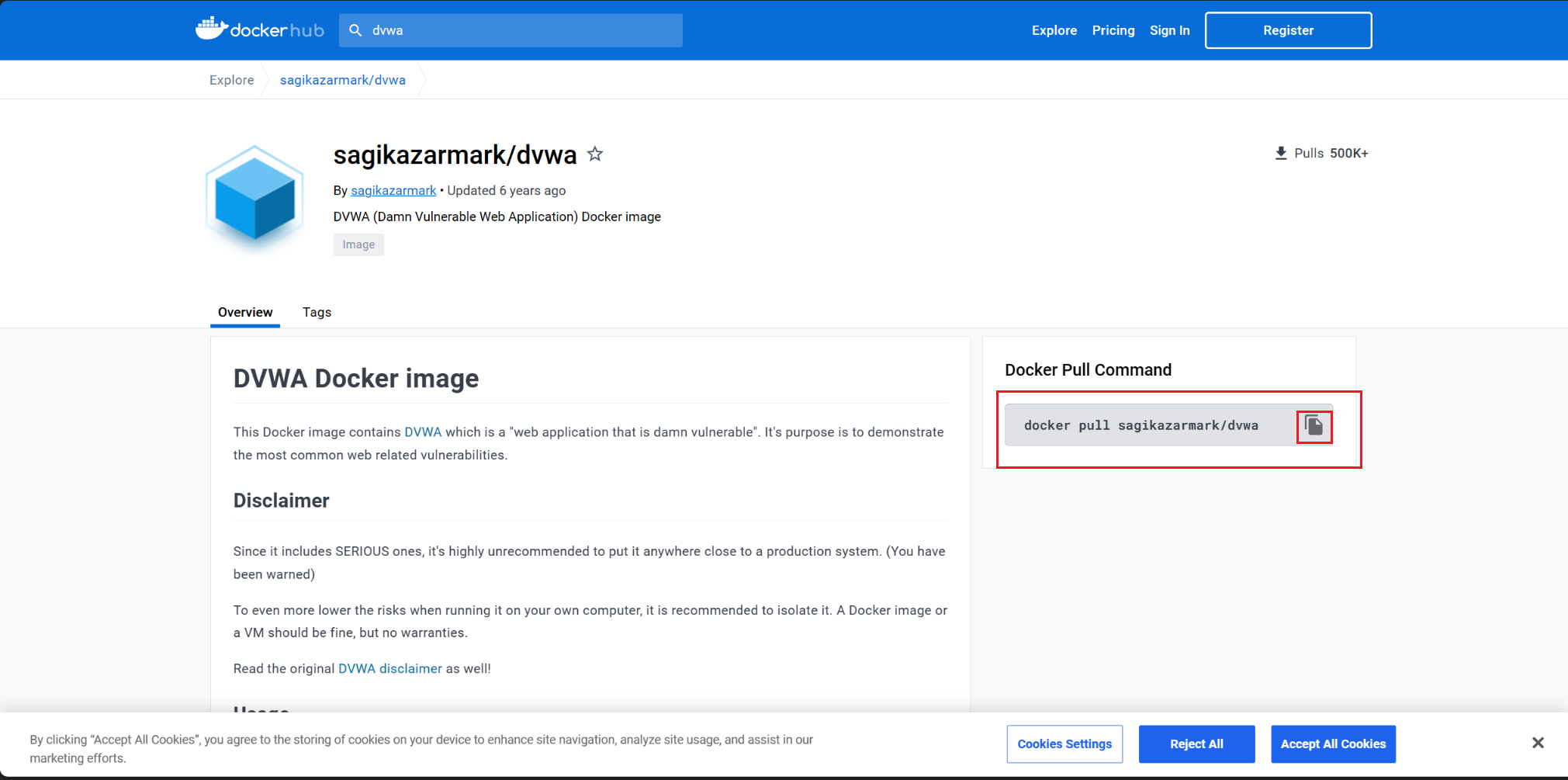kali中安装docker并搭建靶场（新手）_kali搭建dvwa靶场-CSDN博客