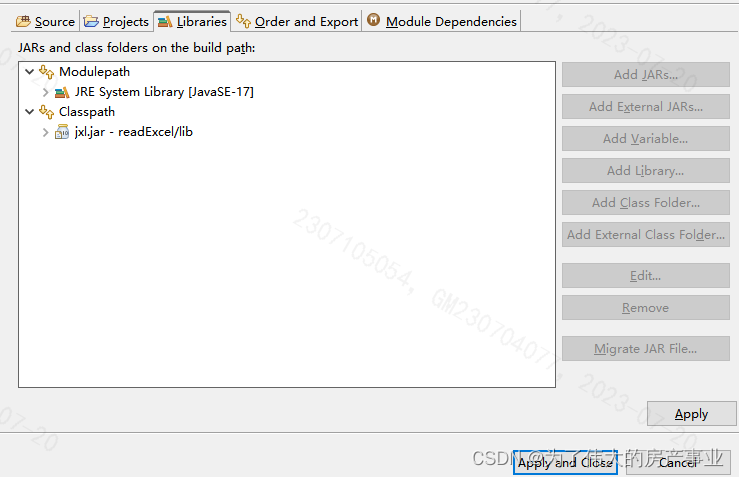 【Eclipse表格读写问题】利用jxl包进行Excel的读写_ecilpse调用excel-CSDN博客