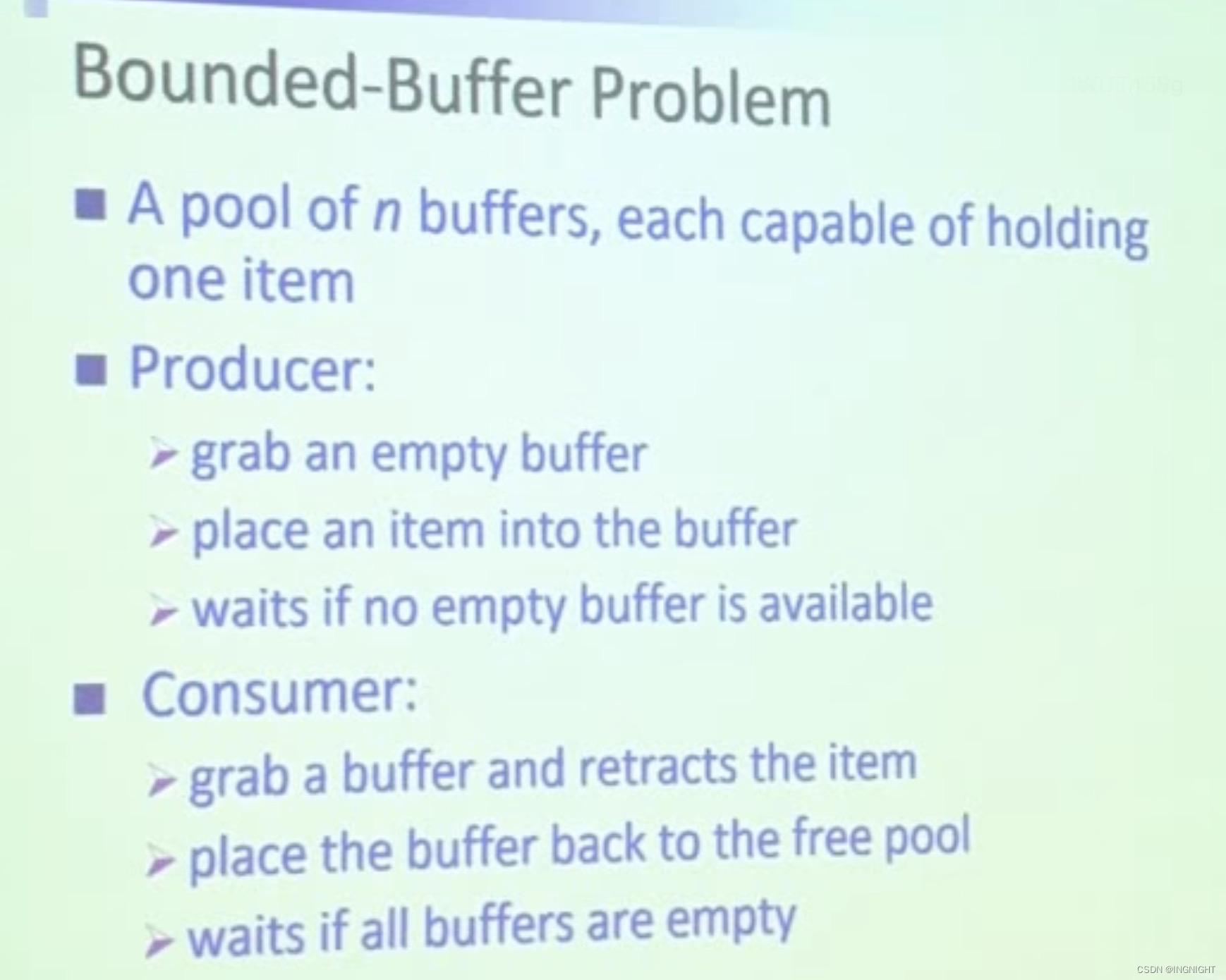 Bounded-Buffer_bounded buffer-CSDN博客