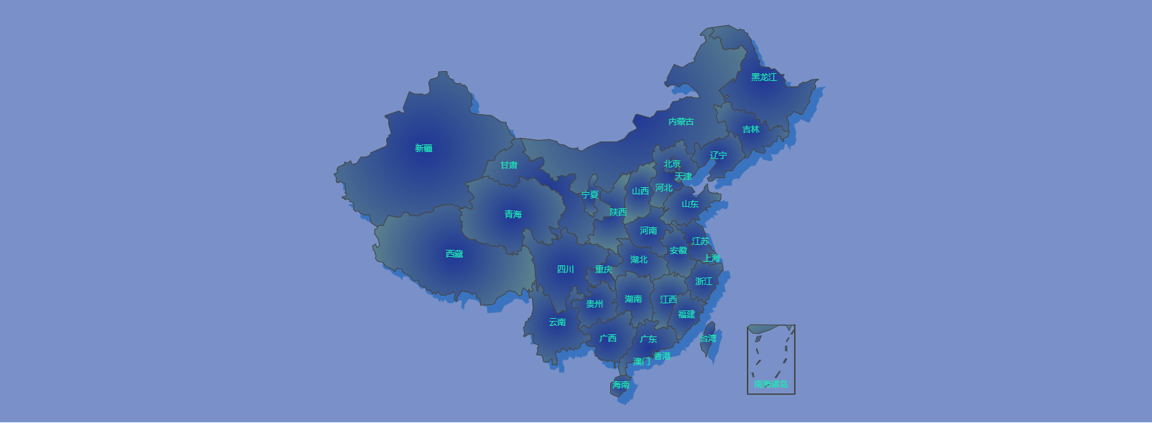 使用 echarts实现中国地图_echarts中国地图-CSDN博客