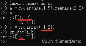 np.dot() 和 np.matmul()_np.matmul函数与dot-CSDN博客