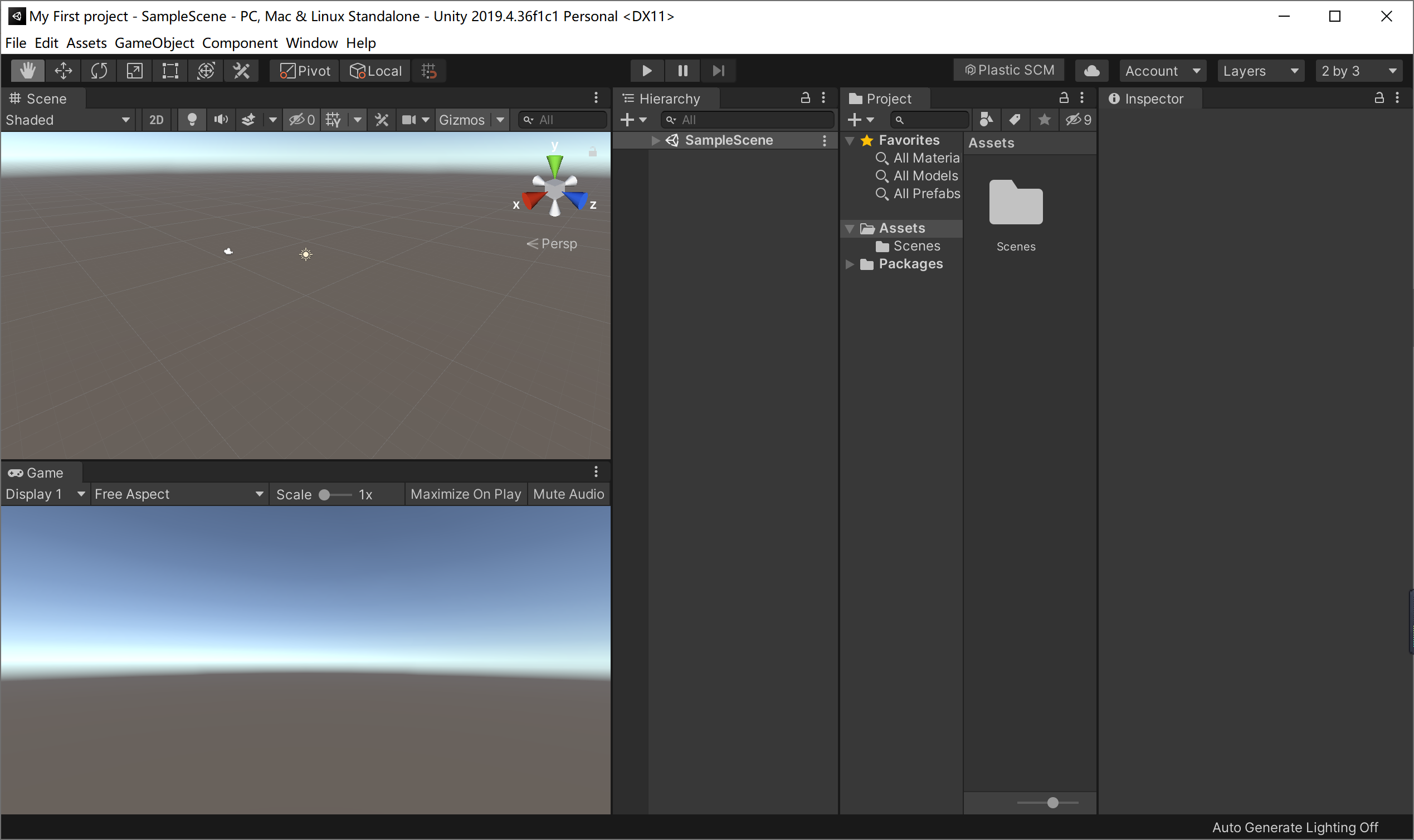 Unity入门介绍及编辑器界面 Unity界面布局 Csdn博客