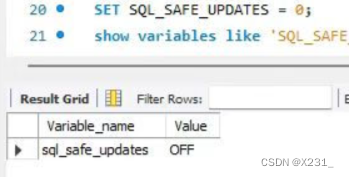 MySQL报错Error Code：1175--删除/更新数据报错_you are using safe update mode and you tried to up-CSDN博客